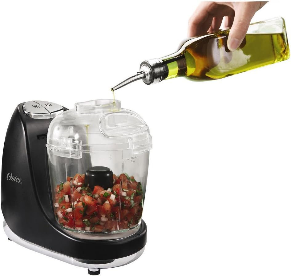 Oster 3 Cup Black Mini Food Chopper – gift-geeks.com